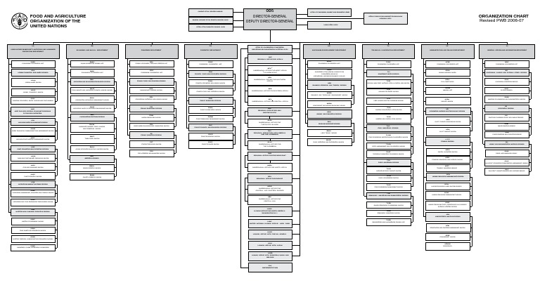 FAO Structure | Food And Agriculture Organization | Agriculture | Free ...