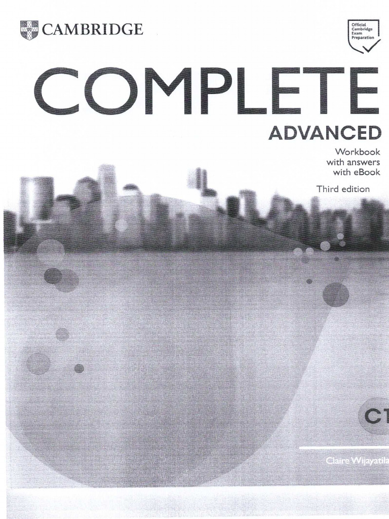 complete advanced workbook third ed. answer key | PDF
