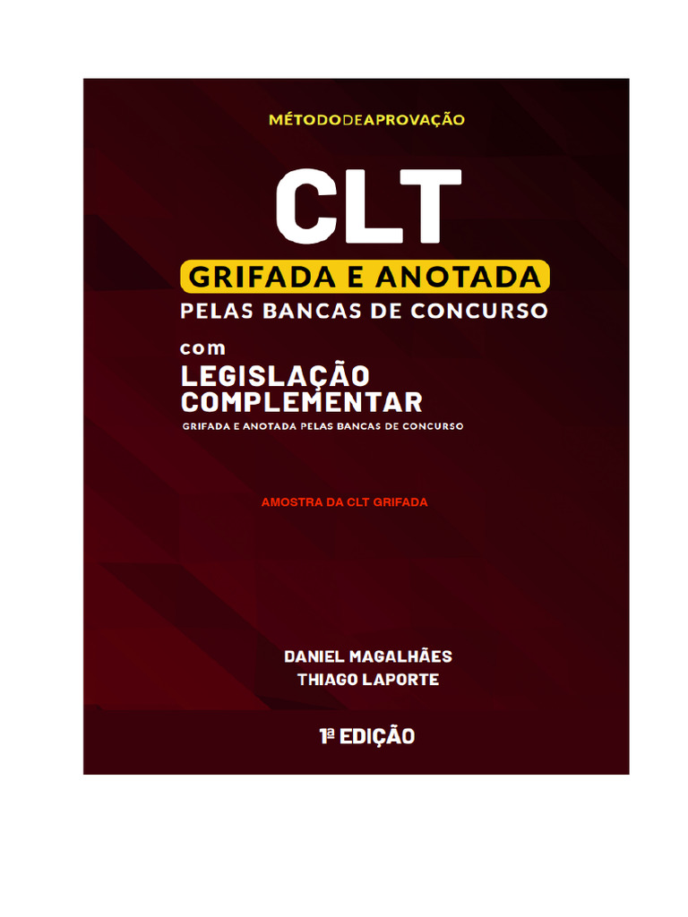 Amostra CLT Grifada | PDF