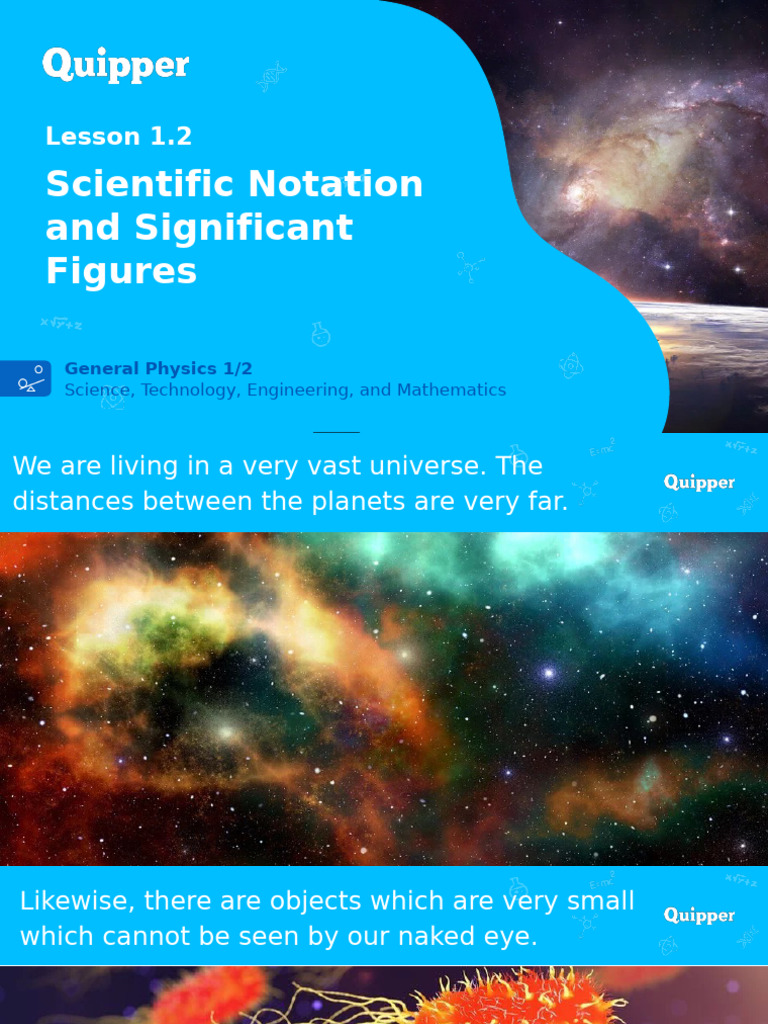 Scientific Notation and Significant Figures | PDF