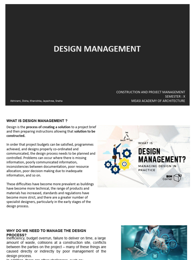 Design Management | PDF