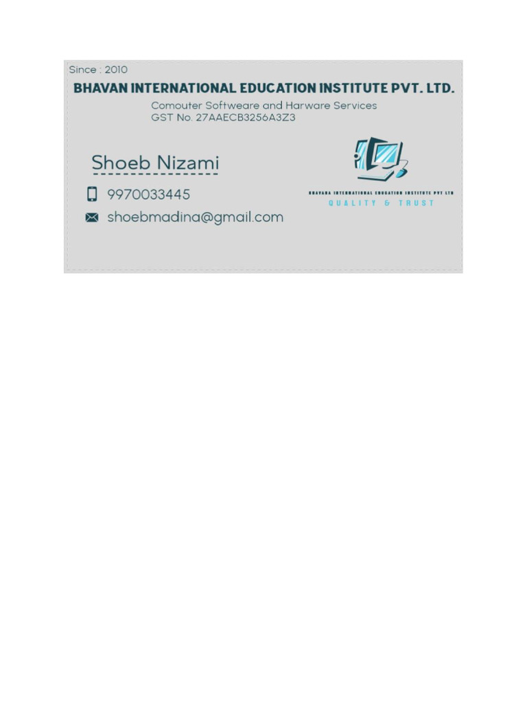 Visiting Card | PDF
