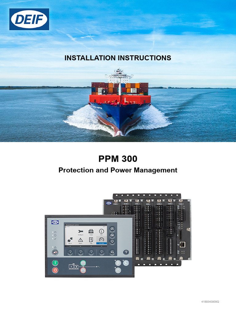 PPM 300 Installation Instructions 4189340909 Uk | PDF