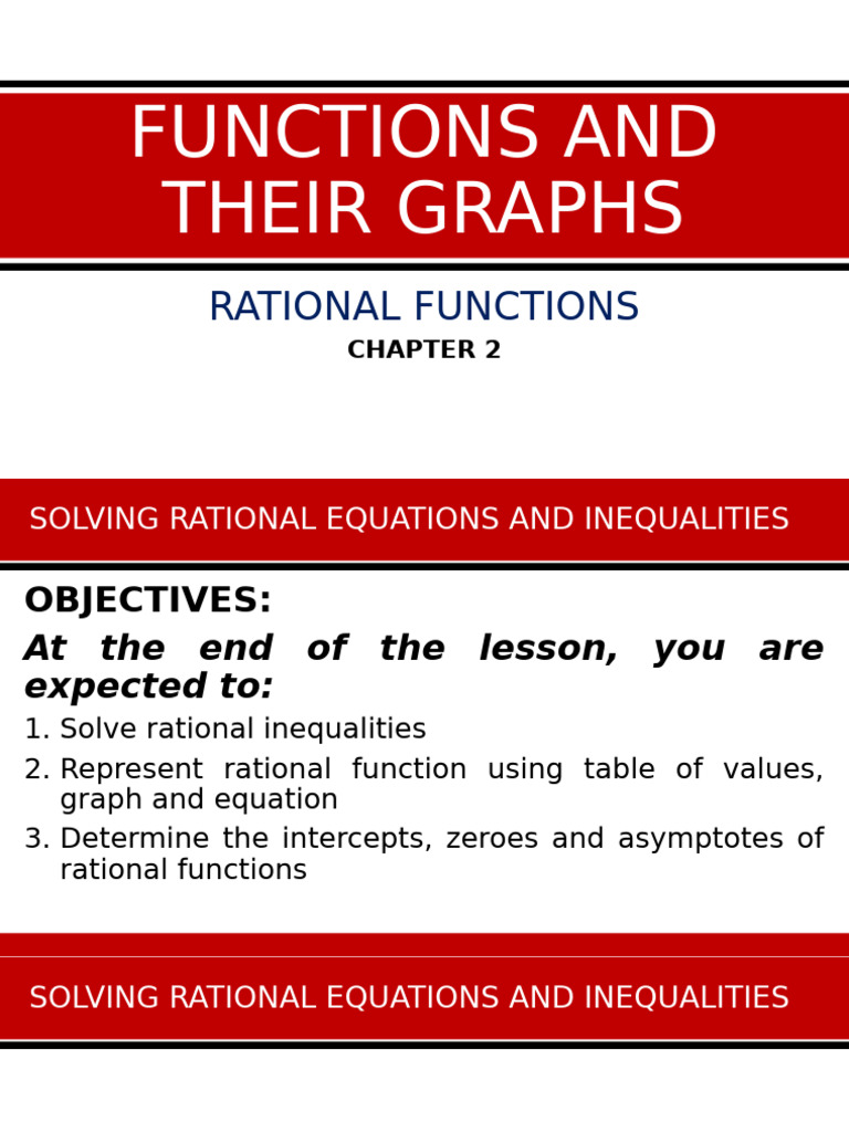 Rational Function Sy 2024 2025 | PDF