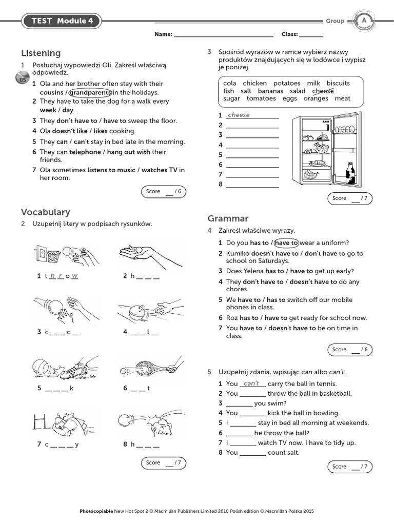 Module 4 Test A | PDF
