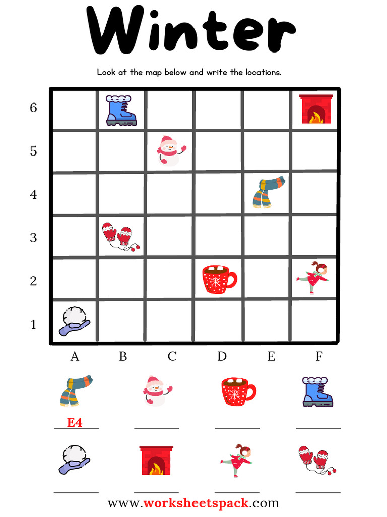 Winter Printable Picture Game | PDF