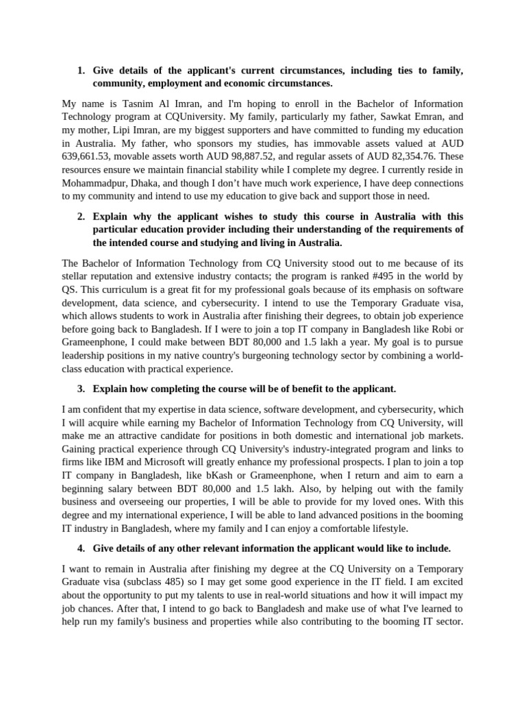 Tasnim AL - CQU | PDF