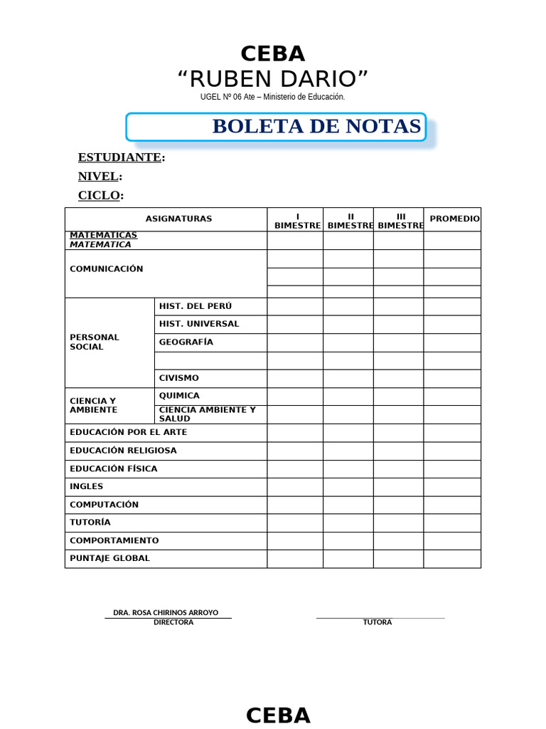 Boleta Notas Ceba 2022-2.................. | PDF