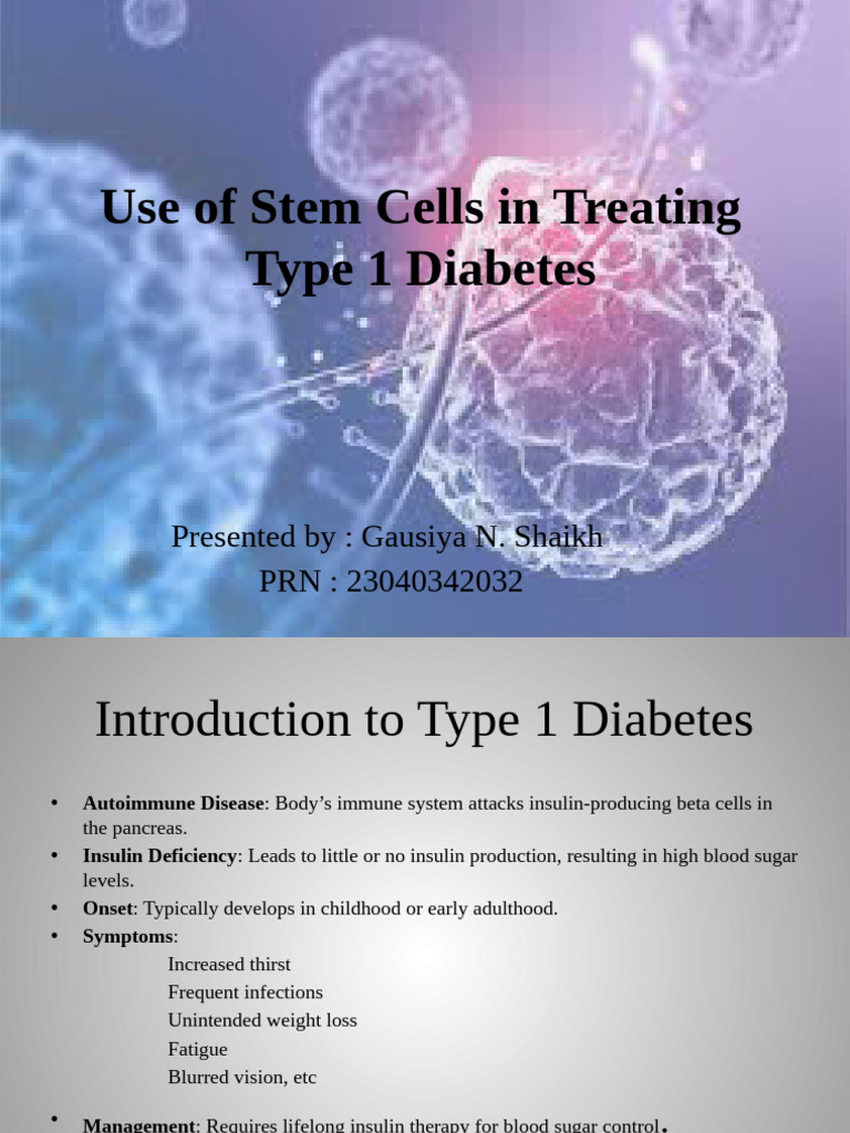 Gausiya Shaikh (32) Stem Cell Ppt | PDF