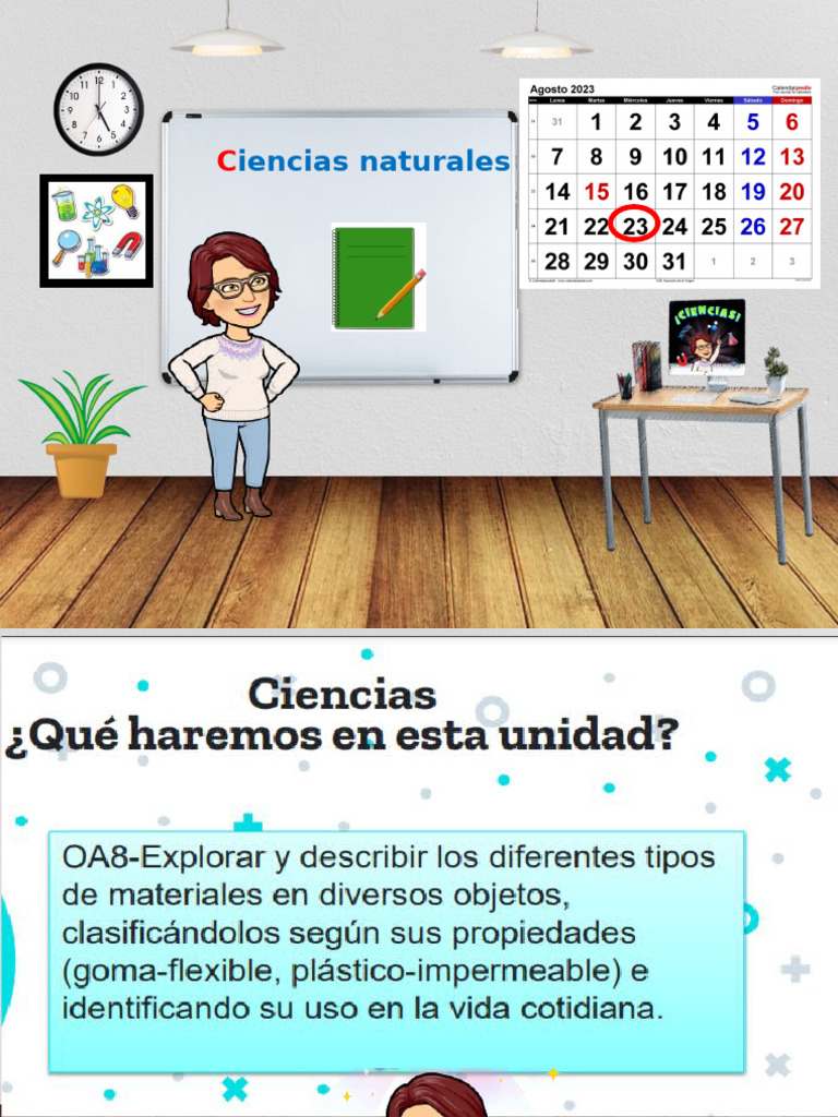 Clases de Ciencias Miércoles 23 de Agosto | PDF