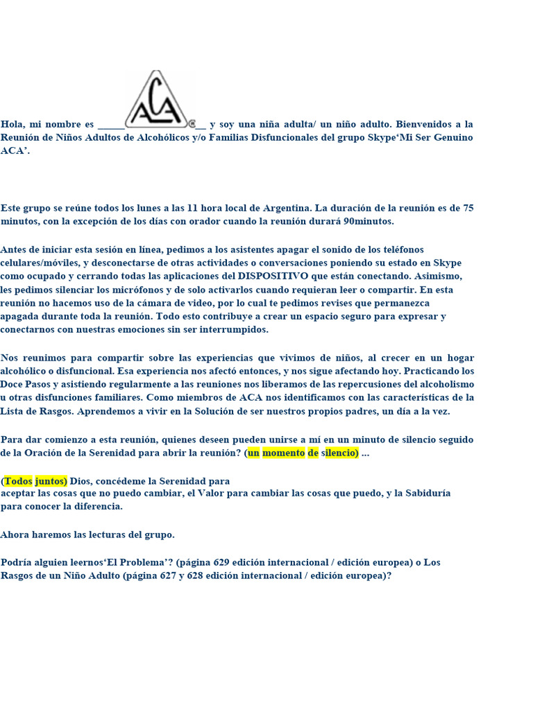 Como hacer una reunion | PDF