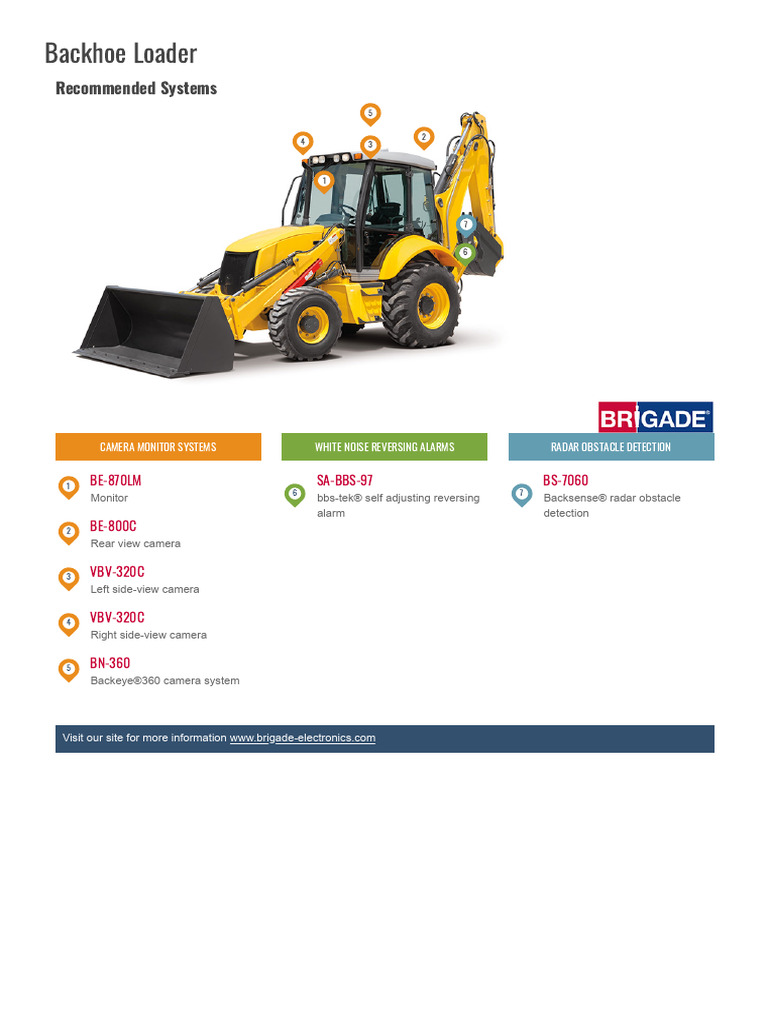 Backhoe Loader Safety Products | PDF