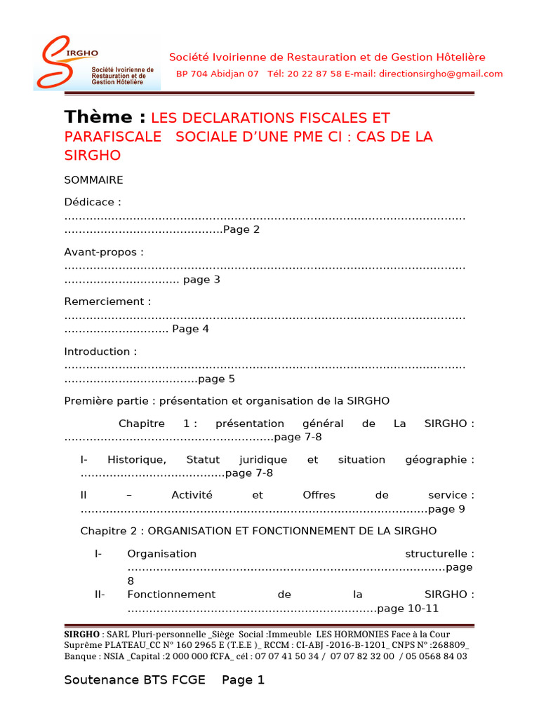 Rapport de Stage - Copie | PDF