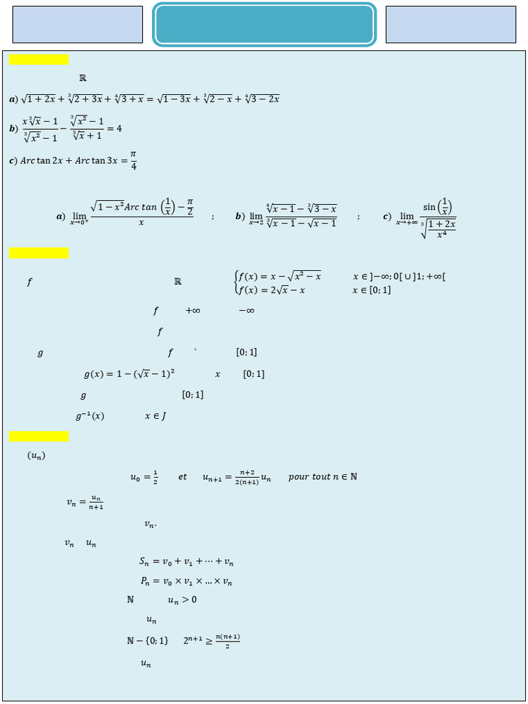 DEVOIR N°1 2024 | PDF