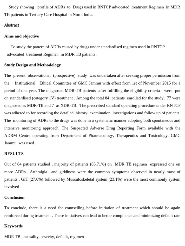 Mdr Tb Article 2 Pdf