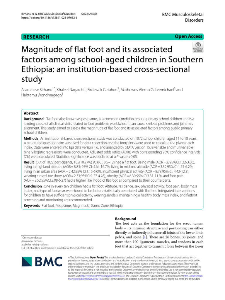 Flat Foot | PDF