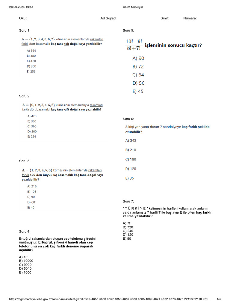 OGM Materyal 10 | PDF