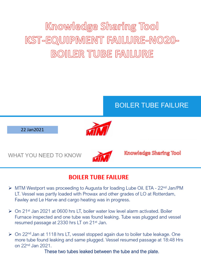 Eqf20-Boiler Tube Failure | PDF