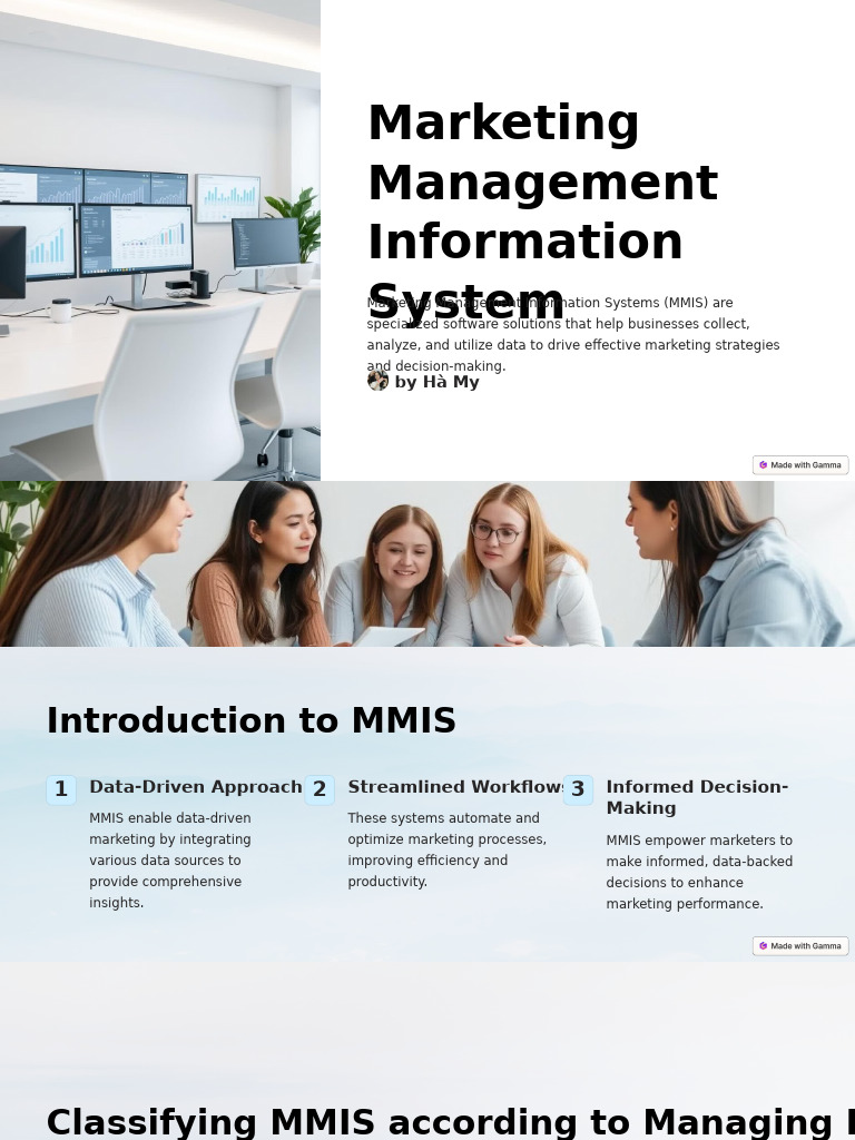 Marketing Management Information System | PDF