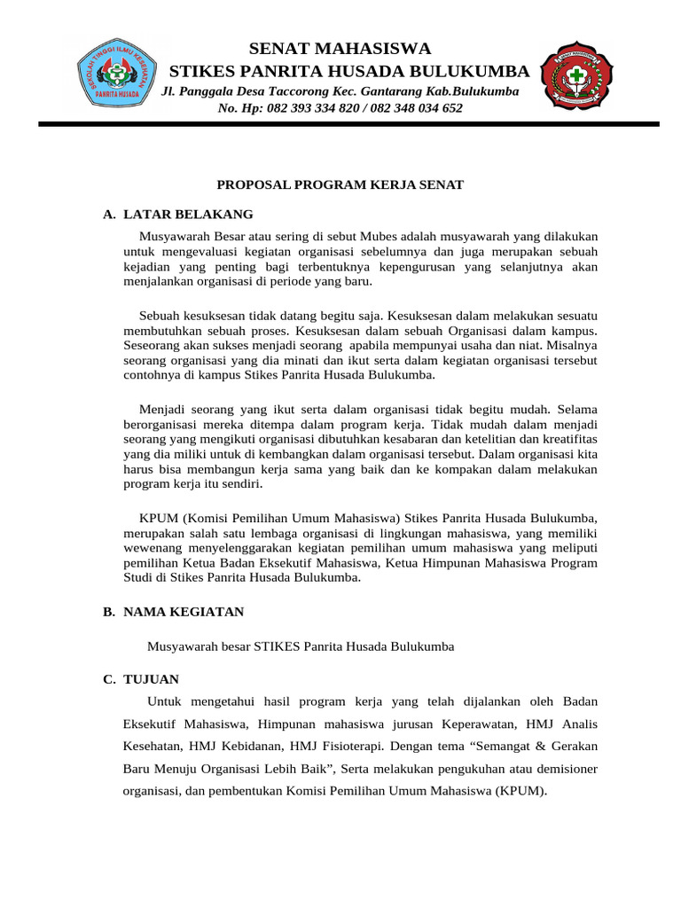 Proposal Mubes | PDF