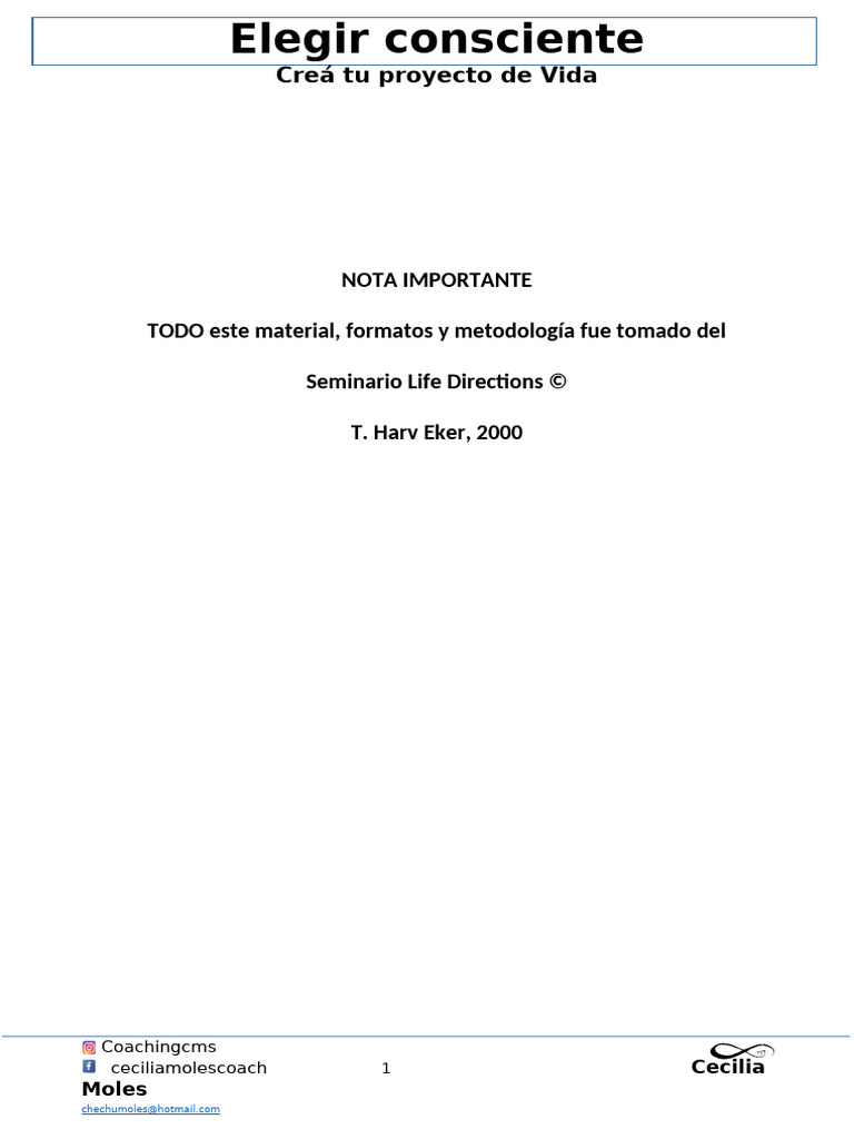 Definiendo Tu Visión | PDF