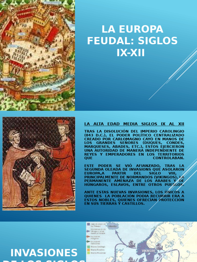 La Europa Feudal Siglos Ix-xii | PDF
