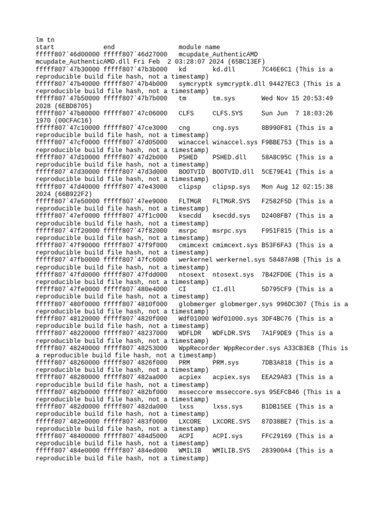 LM TN Command Result | PDF