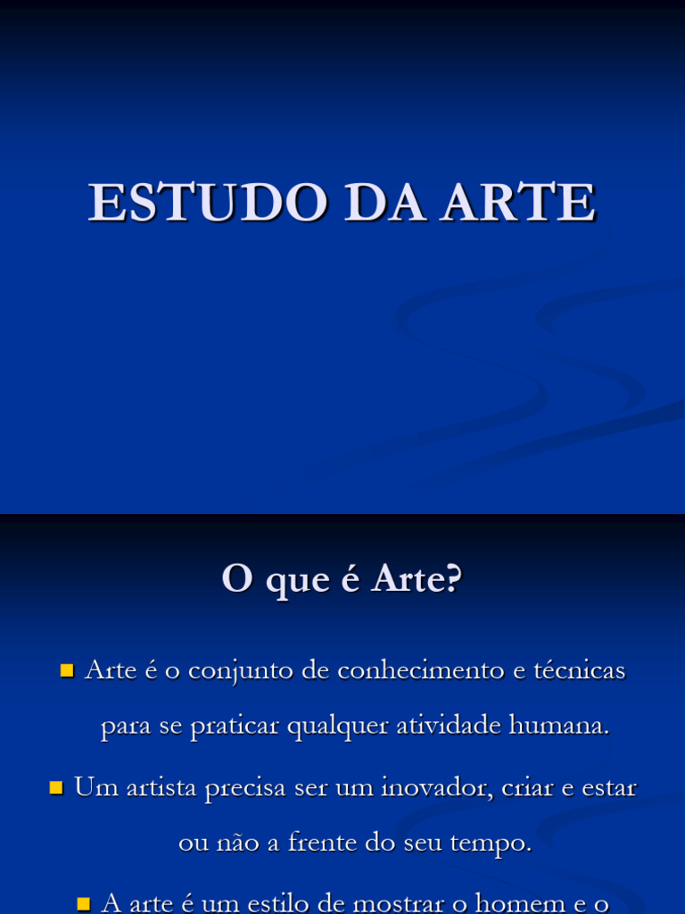 Arte - Introducao Aula 01PDF | PDF