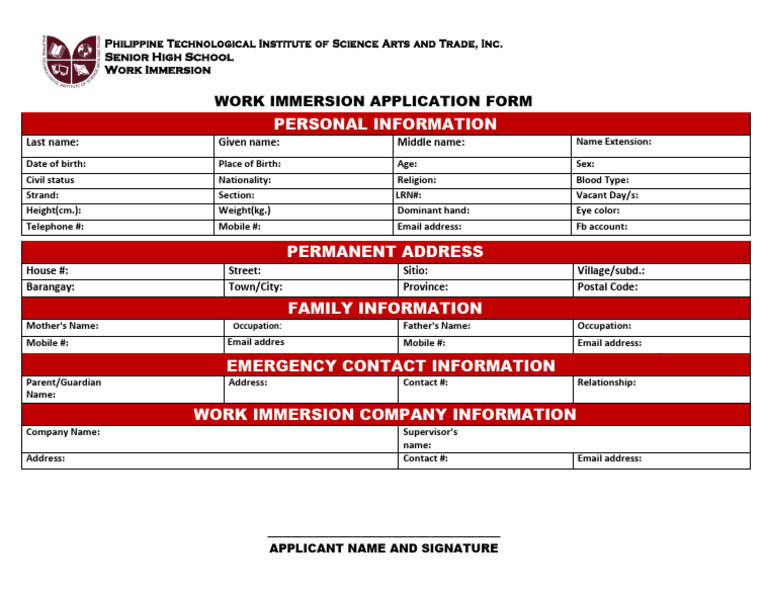 Application Form 2024-2025 | PDF