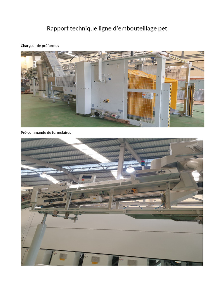 Rapport technique ligne d 1 | PDF