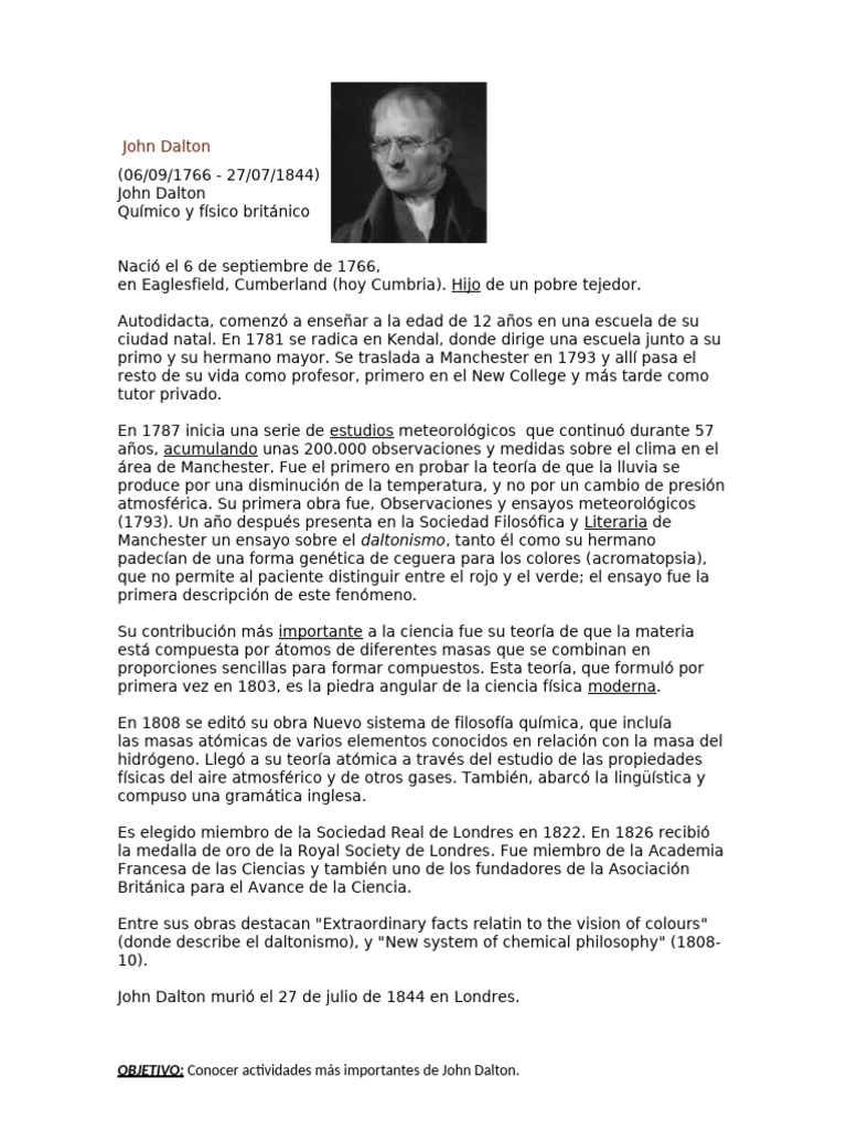 John Dalton | PDF | History