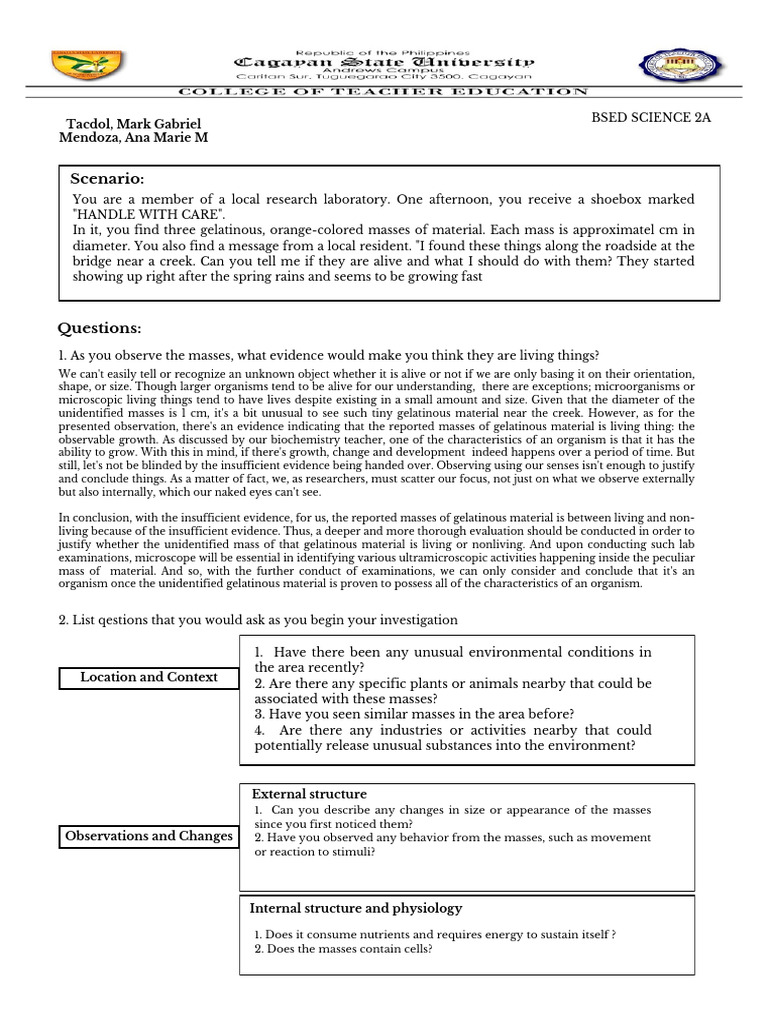 Tacdol and Mendoza (BIOCHEM-dyad) | PDF