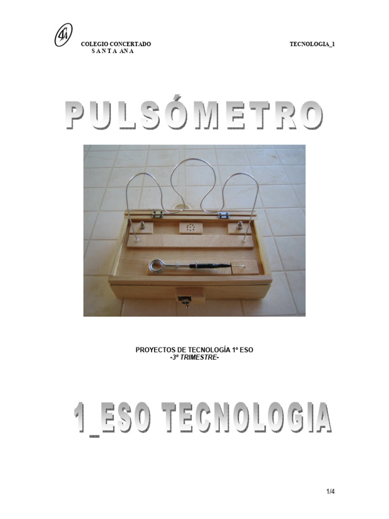 Proyecto Pulsometro | PDF | Cable | Métodos y materiales de enseñanza