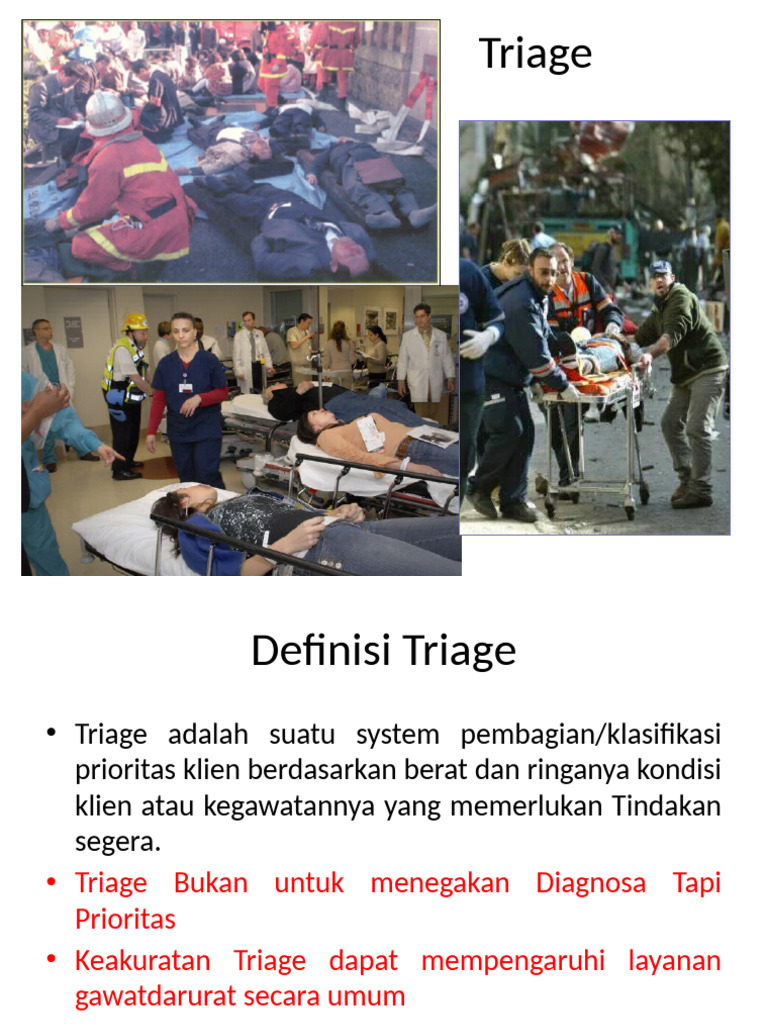 Panduan Triage untuk Layanan Gawat Darurat | PDF | Emergency Department ...