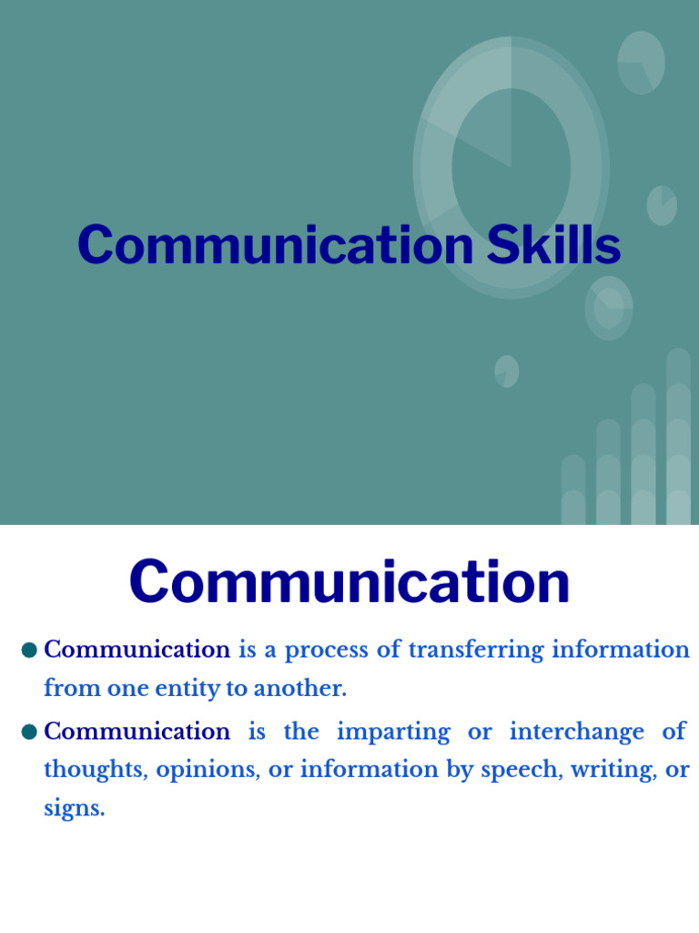 Communication-Skills in Medicine 2 | PDF | Nonverbal Communication ...