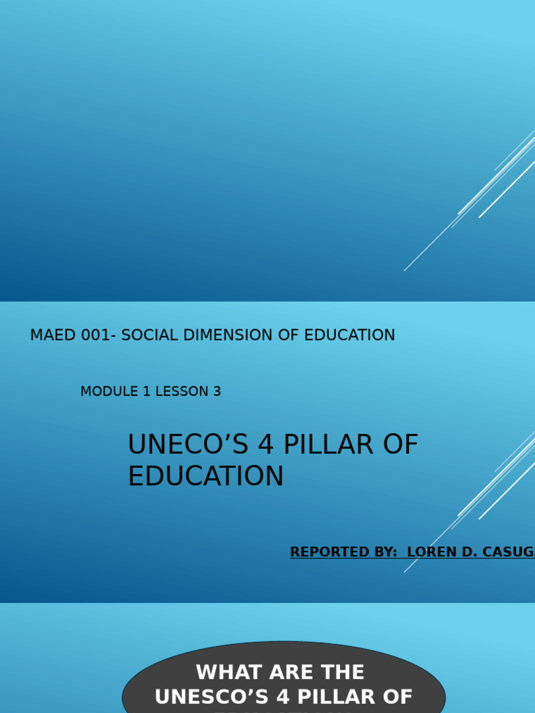 4 Pillar of Learning | PDF