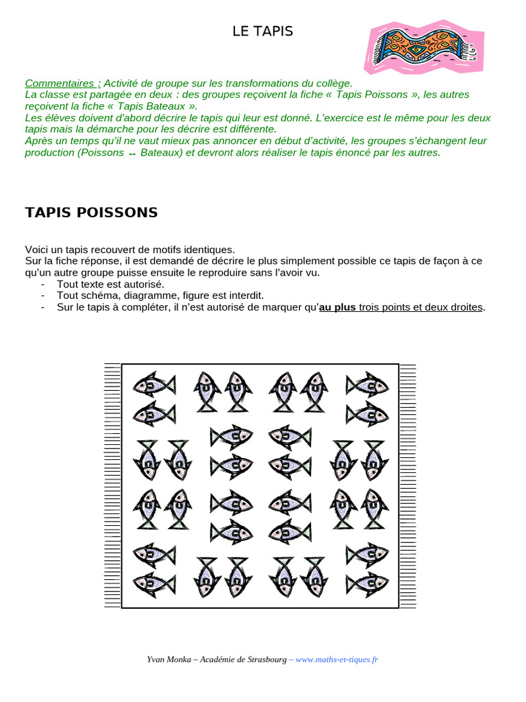 Tapis 3 e | PDF