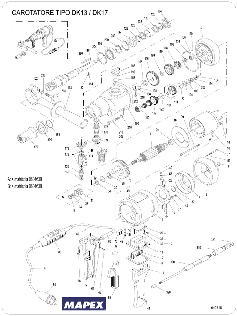 Disegno Esploso dk13 dk17 Mapex | PDF