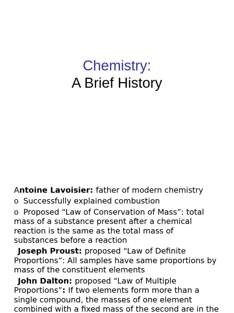 A History of Chemistry 1 | PDF