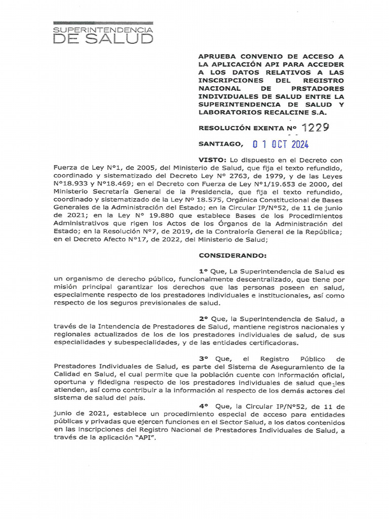 Exenta Ss n1229 01 10 2024 1 | PDF
