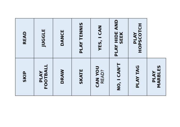 Vocabulary Cards Unit 1 | PDF