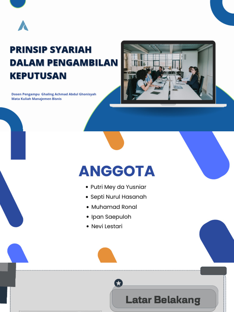 Prinsip Syariah Dalam Pengambilan Keputusan | PDF
