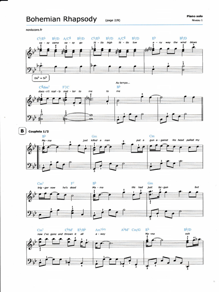 Bohemian Rhapsody - 1 | PDF