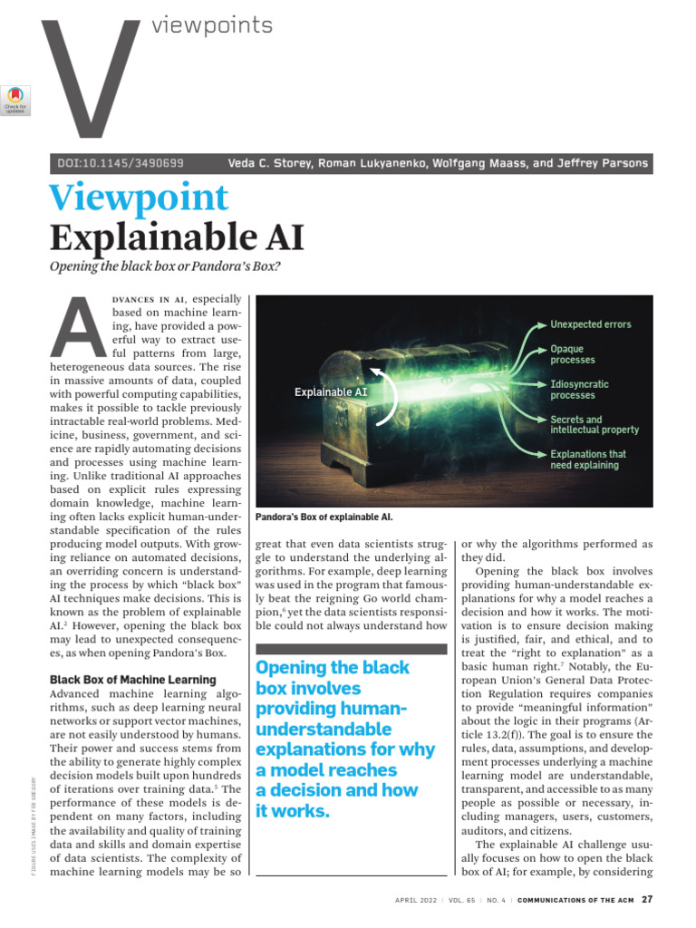 Explainable A I | PDF