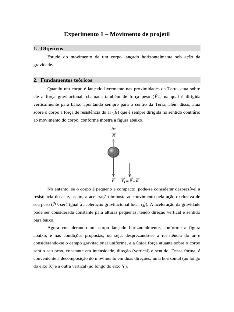 Experimento Versão Final | PDF