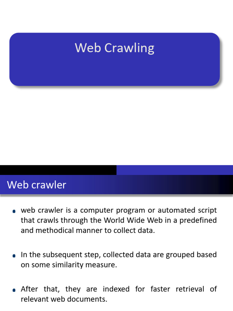 Web Crawling | PDF