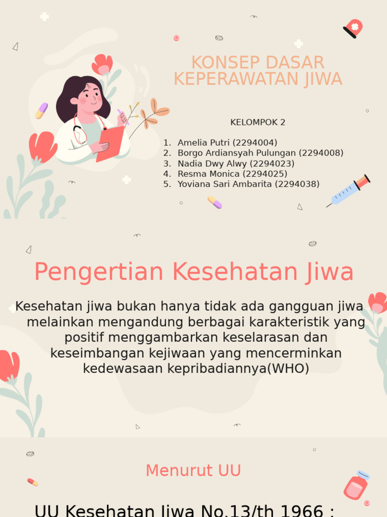 Konsep Dasar Kep Jiwa | PDF