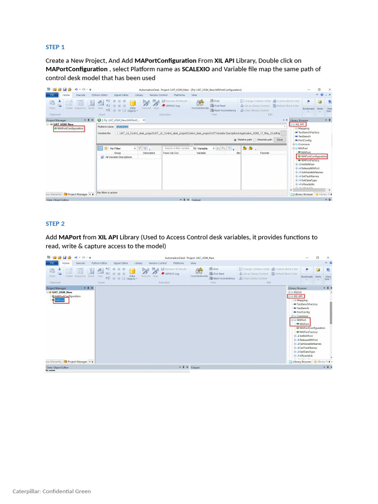 Steps For Automation Desk in UAT Bench | PDF