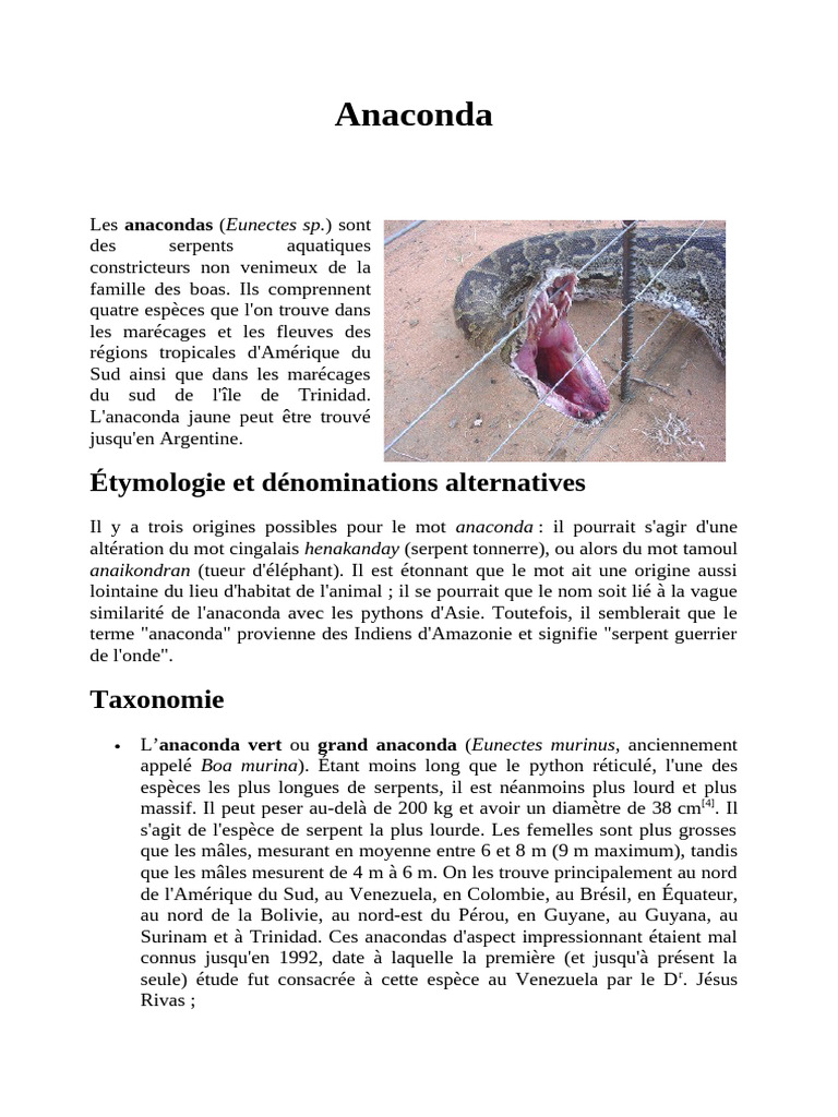 Anaconda | PDF