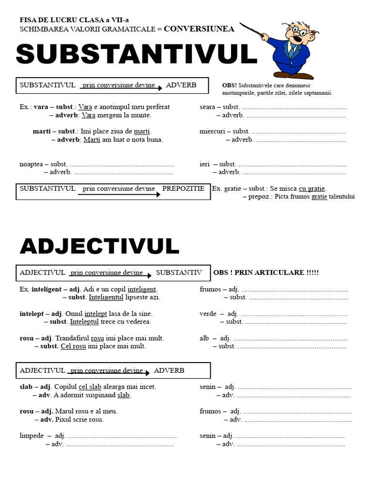 Toaz - Info Conversiunea Fisa de Exercitii PR | PDF